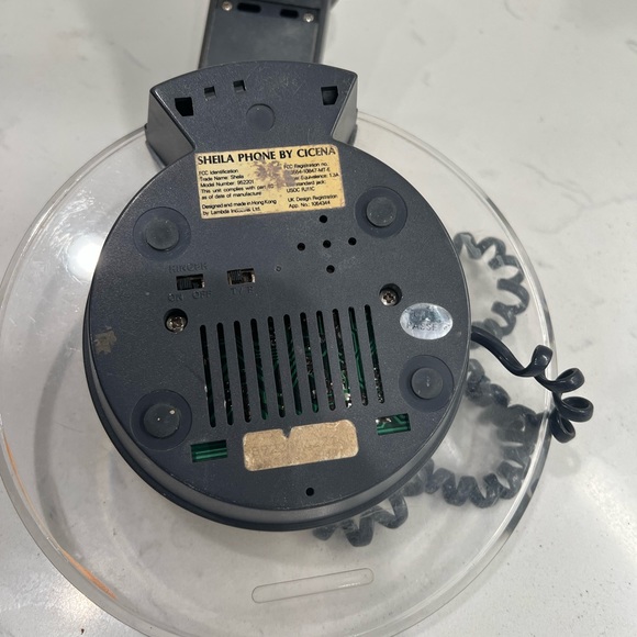 Vintage | Other | Vintage 9s Cicena Shelia Telephone Clear Neon Light ...